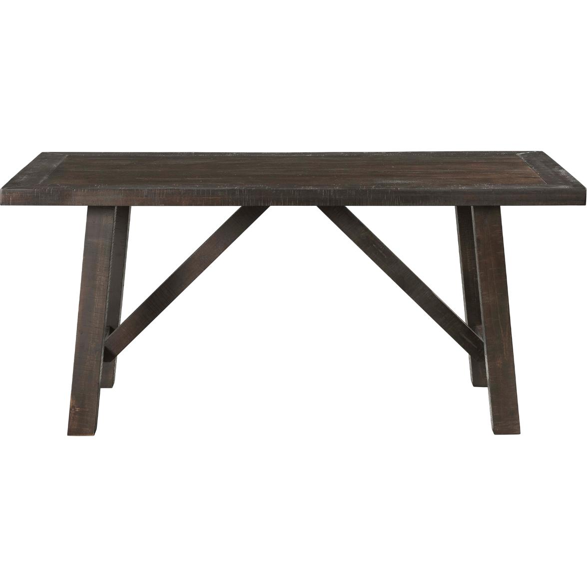 Elements International Cash Dining Table with Trestle Base DCS100DT